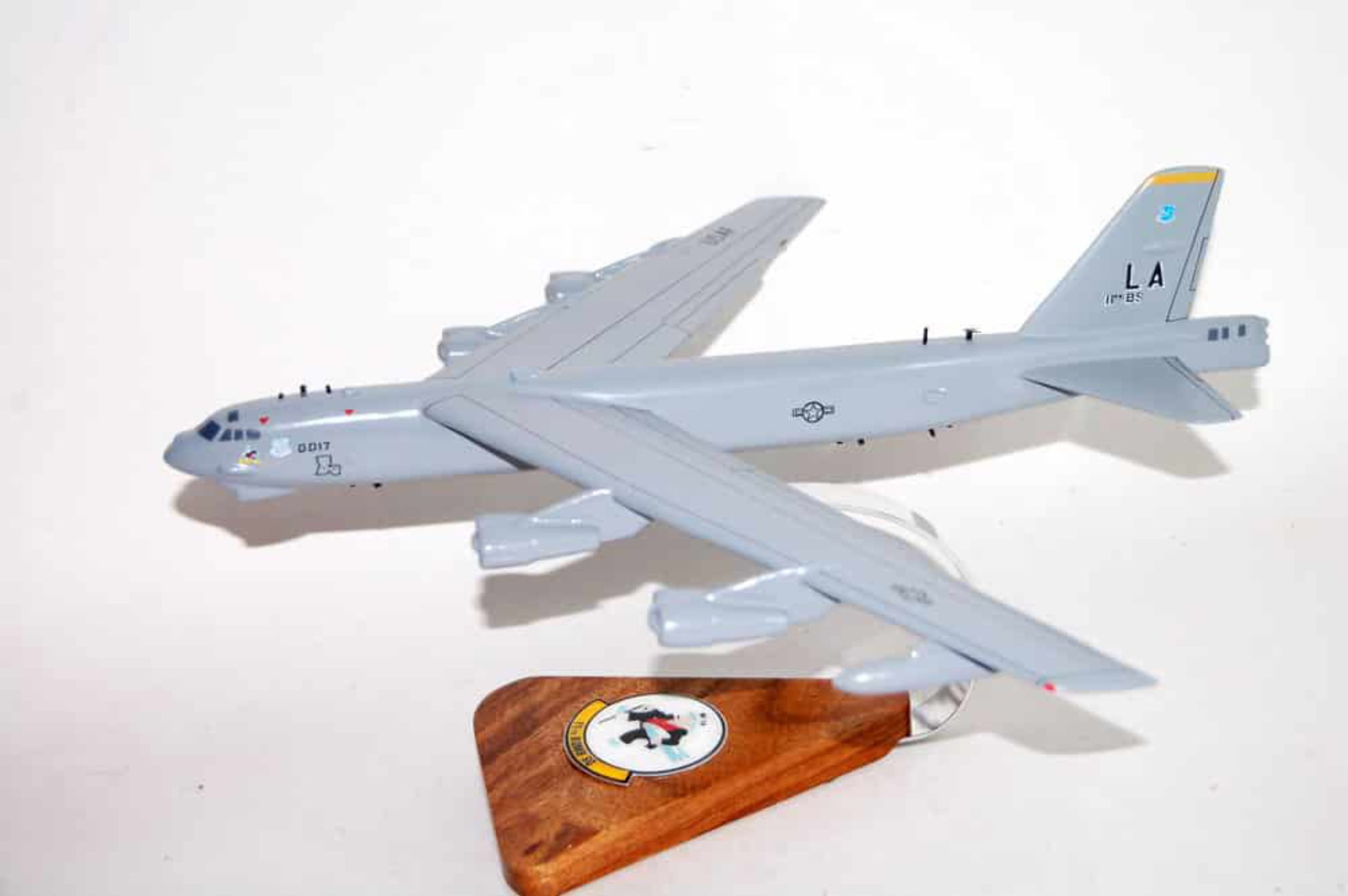 11th Bomb Squadron Mr. Jiggs B-52 Model, 1/124 (18) Scale, Mahogany ...