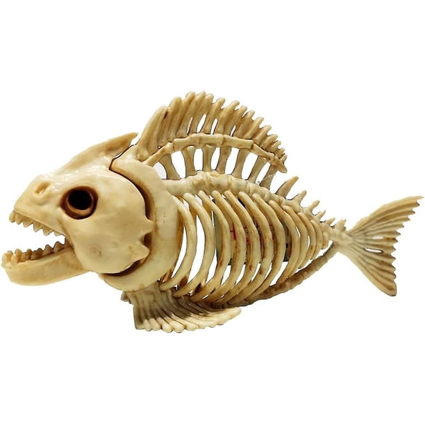 Fish Skeleton Model Halloween Skeleton Decorations Halloween Horror ...