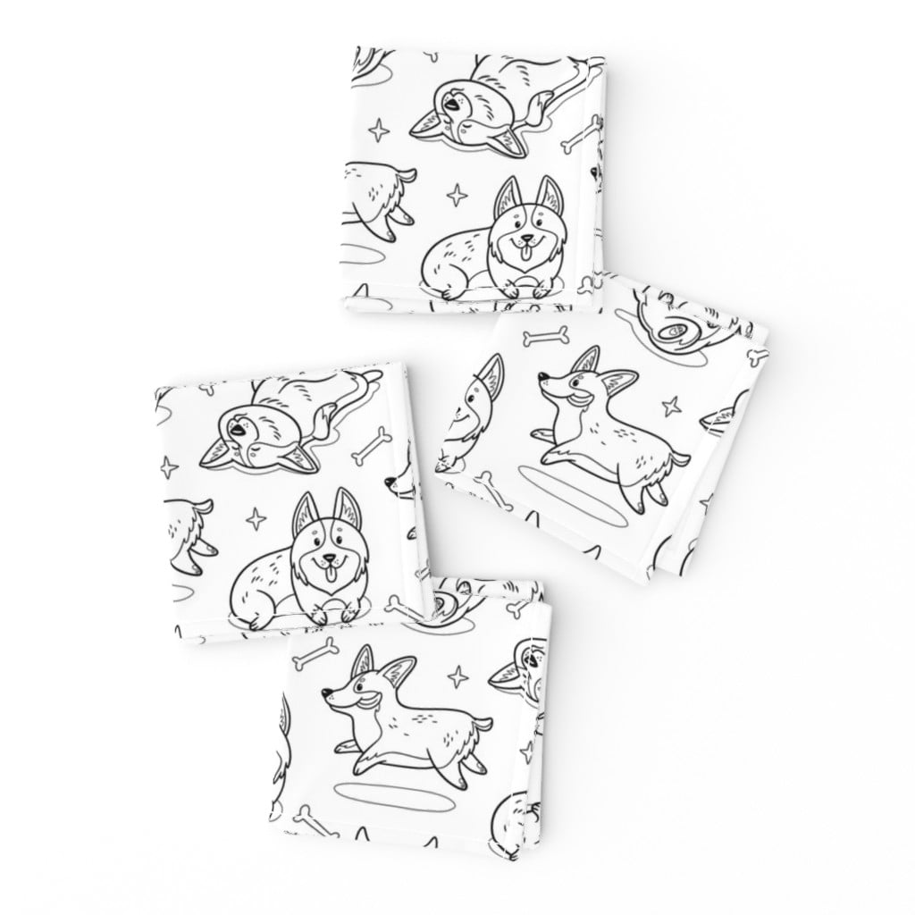 Napkins Colouring Pages Sketch Coloring Page