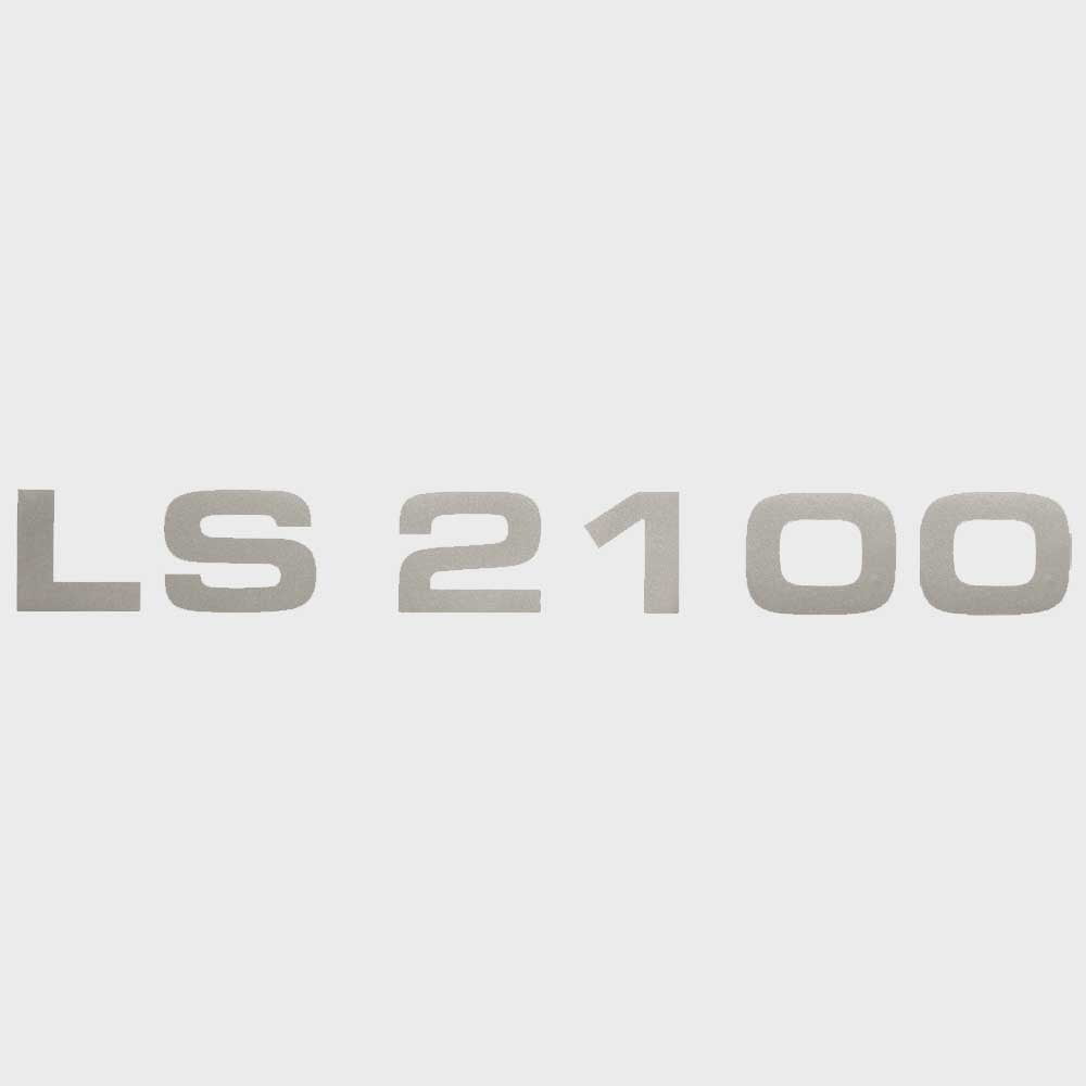 Avalon Pontoon Boat Decal 085211PM | LS 2100 9 1/2 x 1 1/8 Inch Silver ...