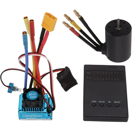 RC Brushless Motor ESC Combo, Waterproof 3650 3600KV Brushless Motor ...