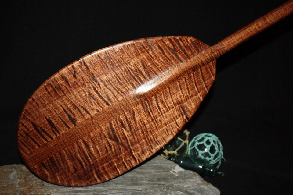 Tiger Curls Hawaiian Paddle 50" T-Handle | #koa4464 - Walmart.com