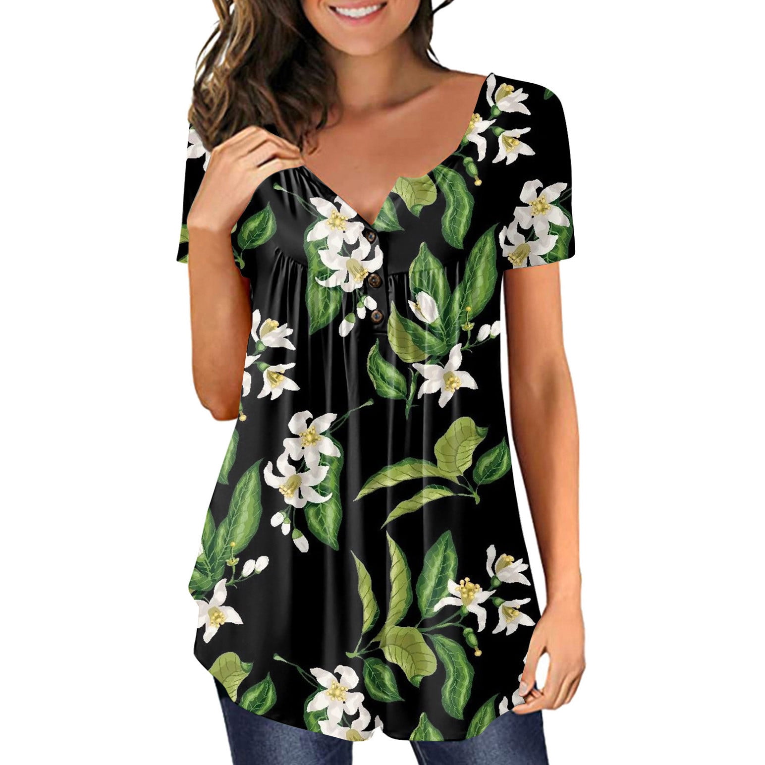Click here for Chgbmok Summer Plus Size Womens Summer Tops Womens... prices