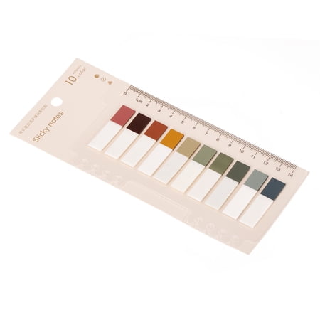 Uxcell Index Stickers Tabs, 600 in 3 Sets Rectangle PET Writable Sticky ...