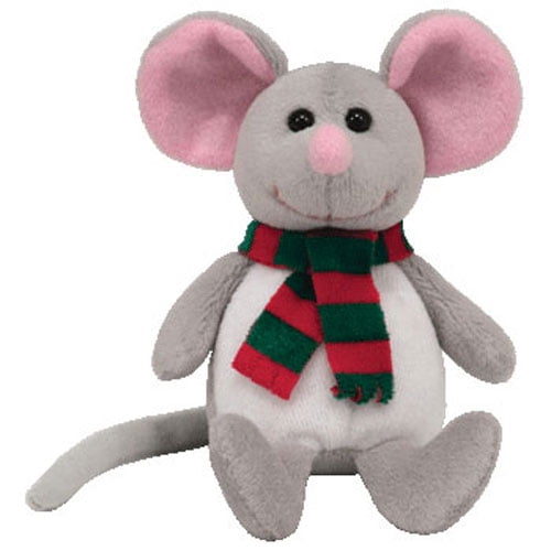 TY Holiday Baby Beanie - TINSEL the Mouse (4.5 inch) - Walmart.com