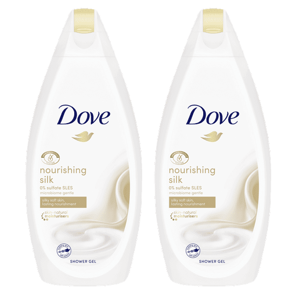Dove Silk Glow Nourishing Body Wash, 16.9 Ounce / 500 ml (Pack of 2 ...