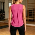 Casual Solid Color Sequined V Neck Sleeveless Top and Vest for Everyday ...