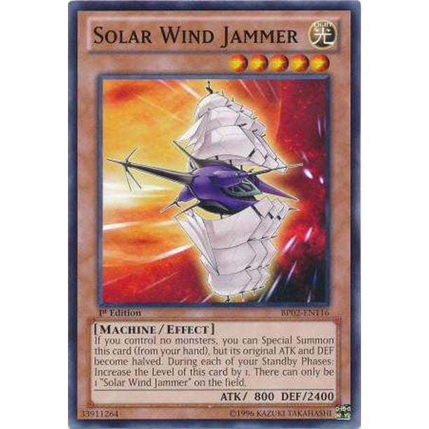 YuGiOh Battle Pack 2: War of the Giants Common Solar Wind Jammer BP02 ...