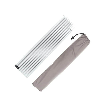 8 Pieces Adjustable Tarp Poles Outdoor Beach Heavy Duty Lightweight ...