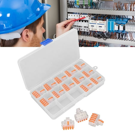 Spptty Fast Connection Terminal,Wire Splitter Terminals,15PCS Wire ...