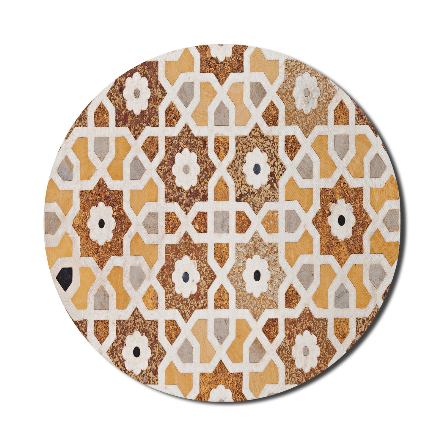 Antique Mouse Pad for Computers, Detail of Inlay and Geometric Carvings ...