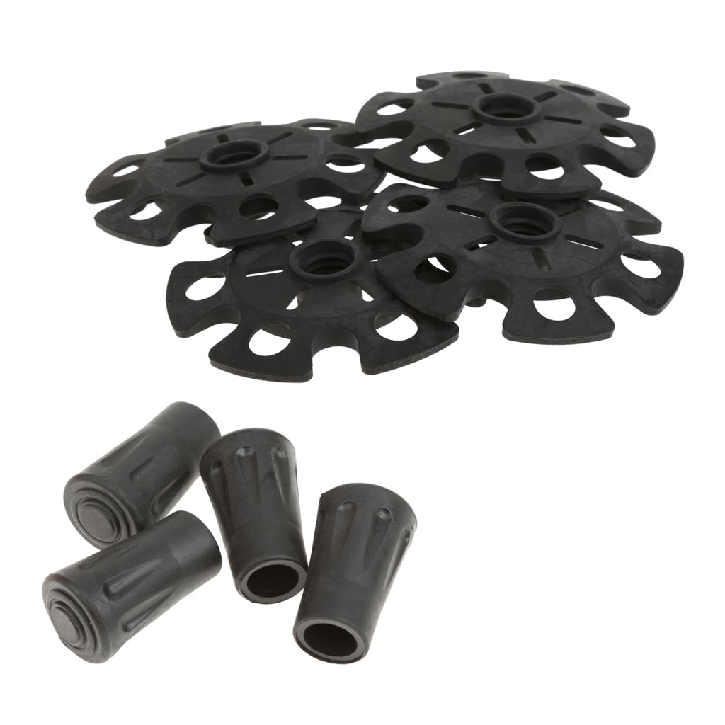 Click here for Dynwaveca 4 Set Rubber Snowflake Snow Basket + Tre... prices