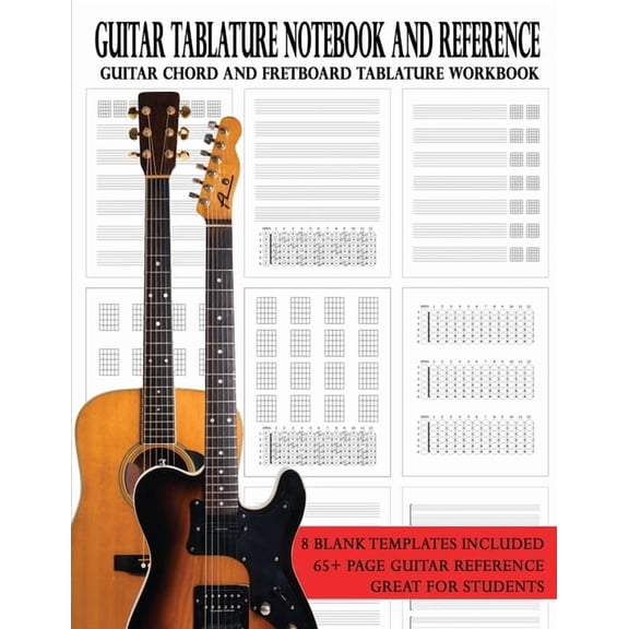 Guitar Practice Notebook: Instrumental diary for guitarists, (Paperback ...
