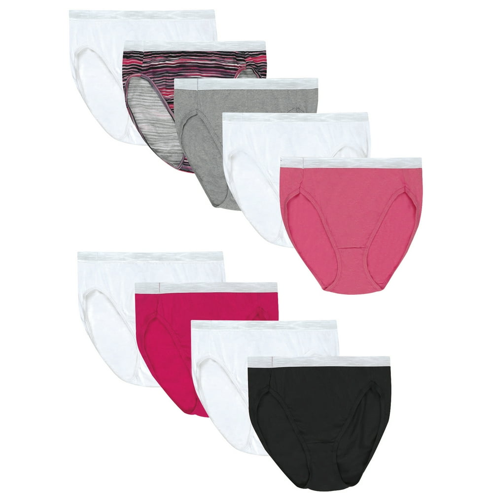 Hanes - Hanes Women's Super Value Bonus Cool Comfort Sporty Cotton Hi ...