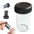 4Pcs Protective Case Microscope Accessories Plastic Vials with Caps ...