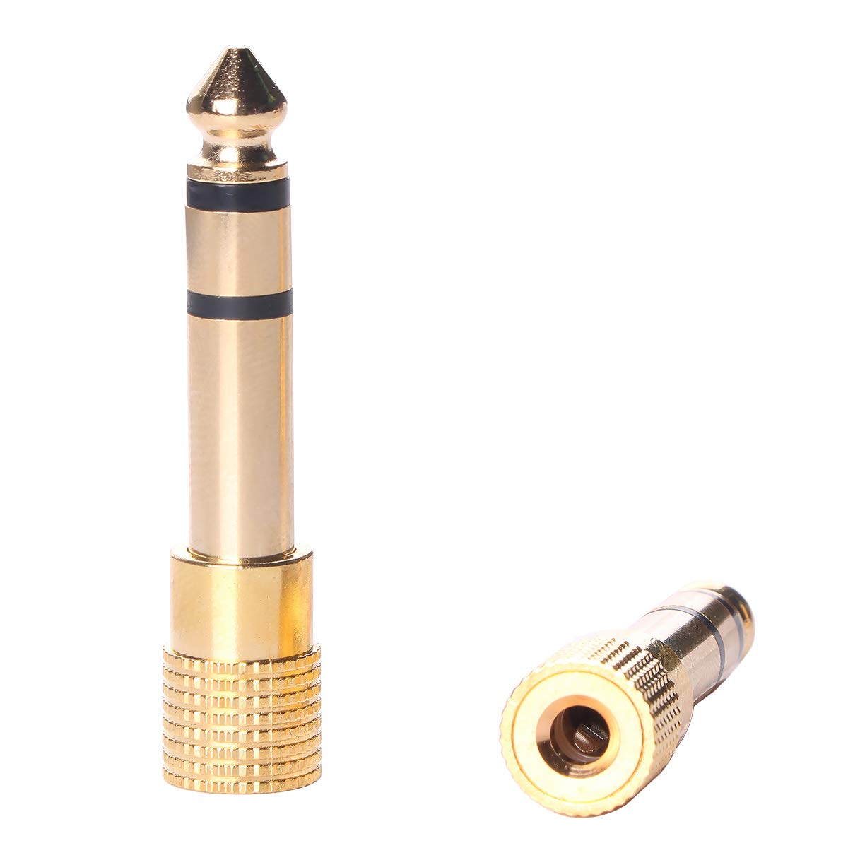 Gold-Plated TRS Plug 6.3mm(1/4'') Male to 3.5mm(8/1'') Female Stereo ...