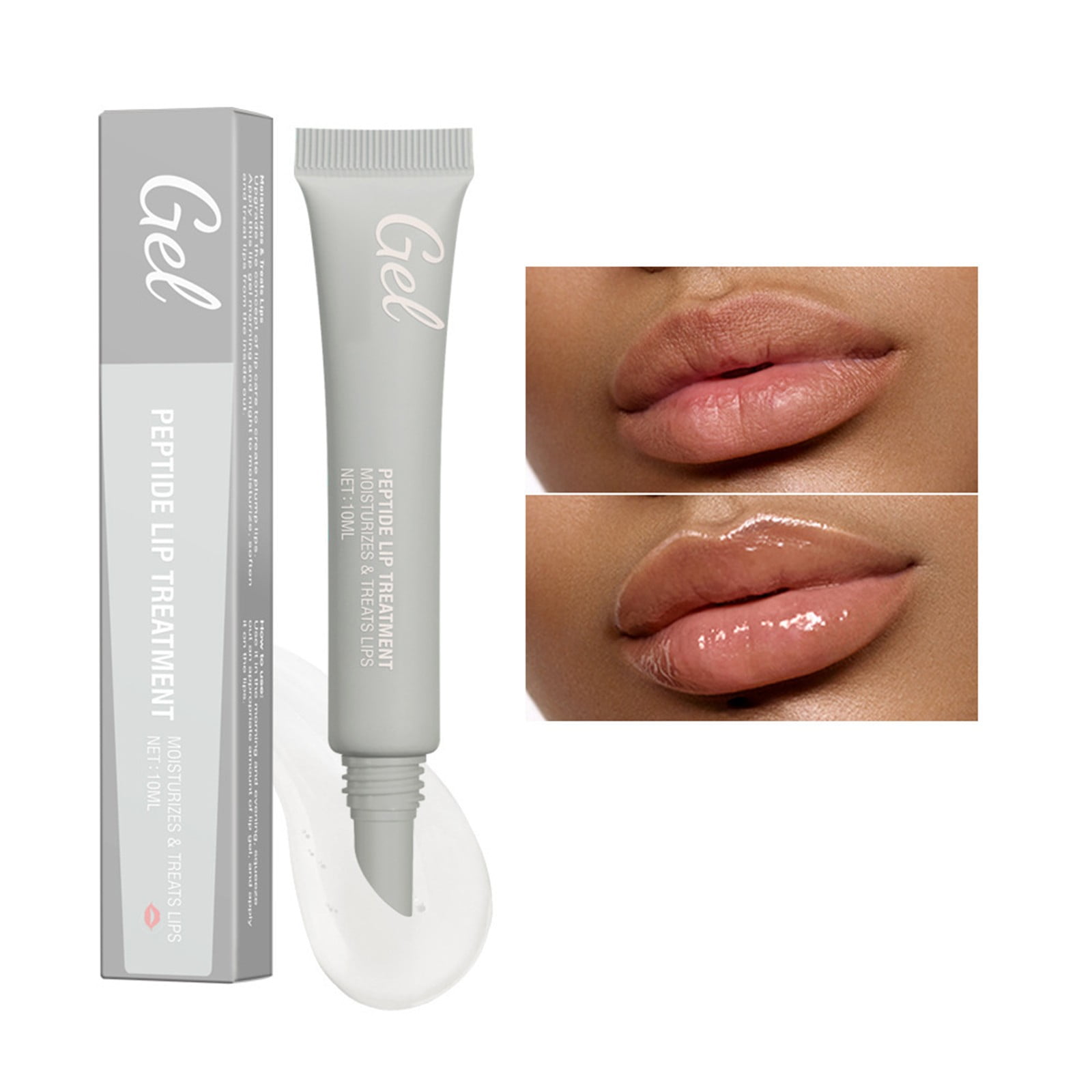 Tinte labial Peptide Lip Gel, Moisturizing Lip Balm For Dry And Chapped ...