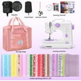 Sewing Machine for Beginners,12 Built-in Stitches Portable Sewing ...