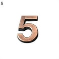 Visland 2 Inch Brown House Numbers for Mailbox or Door Address, Home ...