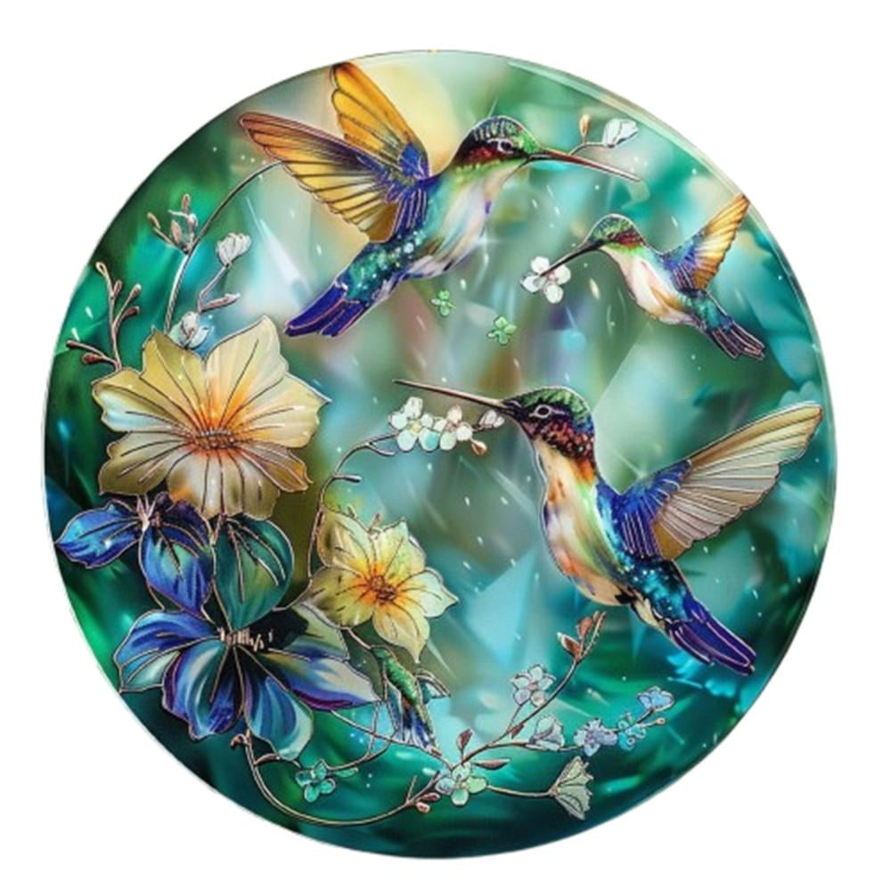 Click here for Feltree Stained Glass Hummingbird Suncatcher With... prices