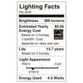 Better Homes & Gardens ST12 LED Light Bulb, 4.5-Watt (60W Equiv.) Soft ...