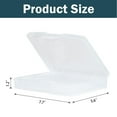 Novelinks 5" x 7" Photo Storage Box, Clear Plastic Picture Containers ...