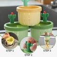 Cactus Kitchen Sink Drain Strainer, Anti-Clogging Plastic Food Catcher ...