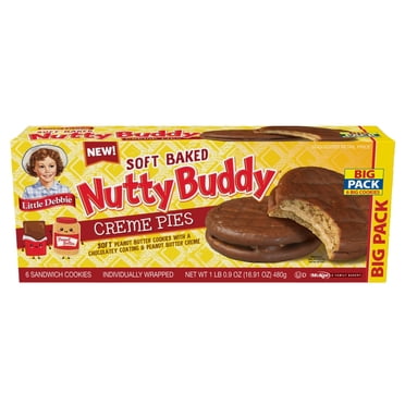 Little Debbie Big Pack Nutty Buddy Creme Pies - Walmart.com