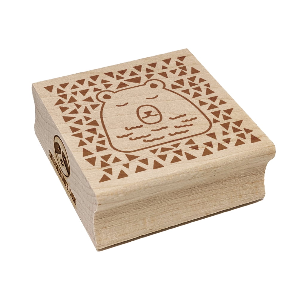 Sniggle Sloth Stamp Library Book Borrow Return Stamp - 2.75 Inch Square ...