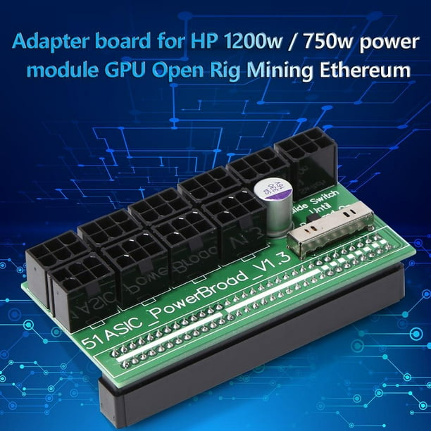 TB&W 750W-1200W Power Supply Breakout Board 10 Ports PCIe 6 Pin for DPS ...