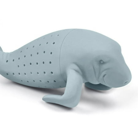 Silicone manatee tea maker, Mr. Manatee tea strainer. creative sea lion ...