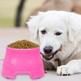 Elevated Dog Bowls PP Long Ear Dog Bowl High Capacity Water Container ...