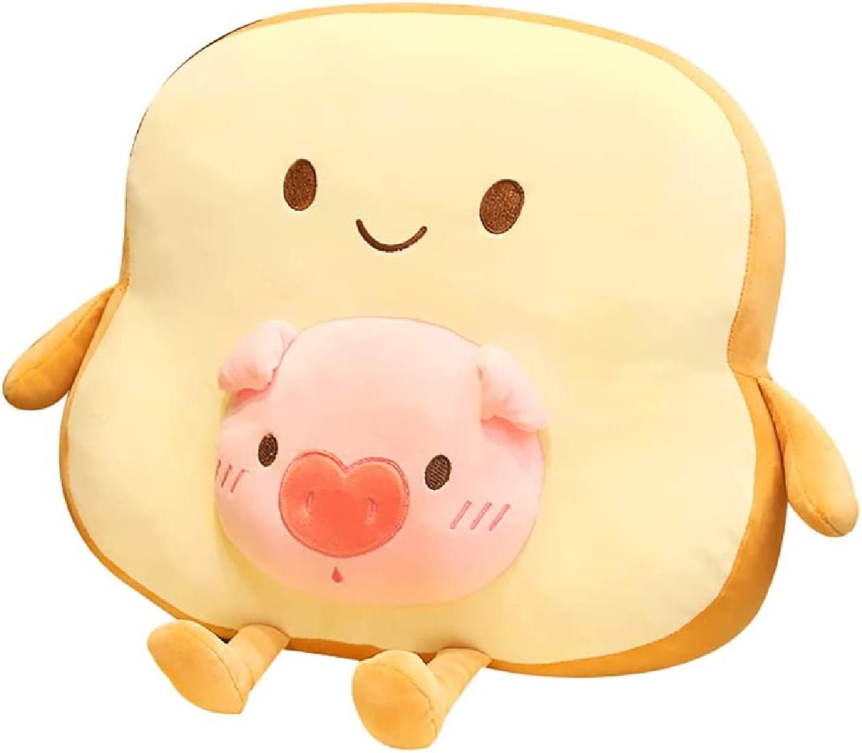 Toast Bread Stuffed Pillow Funny Toast Sliced Food Plush French ...