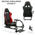 VIVO Gaming Driving Chair-Racing Simulator with Reclining Seat, Red ...