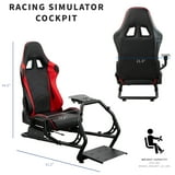 VIVO Gaming Driving Chair-Racing Simulator with Reclining Seat, Red ...