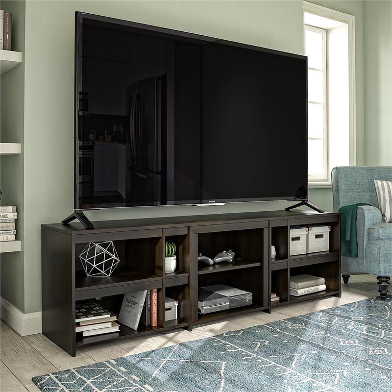 Beaumont Lane Wide TV Stand Console with Ample Shelf Storage For TV's ...