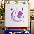 1 pc PET Plastic Drawing Painting Stencils Templates Square Fairy ...