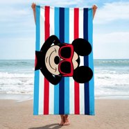 Disney Beach Towels - Mickey Mouse Laughter Beach - Walmart.com