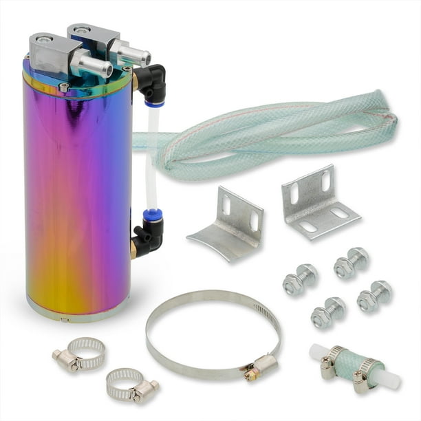 AJP Distributors 350ML Billet Aluminum Round Cylinder Engine Motor Oil ...