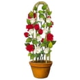 30 Inch Bamboo U-Shaped Trellis Hoop Stakes, Pack of 16 - Walmart.com