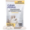 Clean People Dishwasher Pods - Cuts Grease & Rinses Sparkling Clean ...