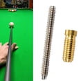 Easy Install Stainless Steel Shaft Fittings Pool Cue Joint Pin Insert ...