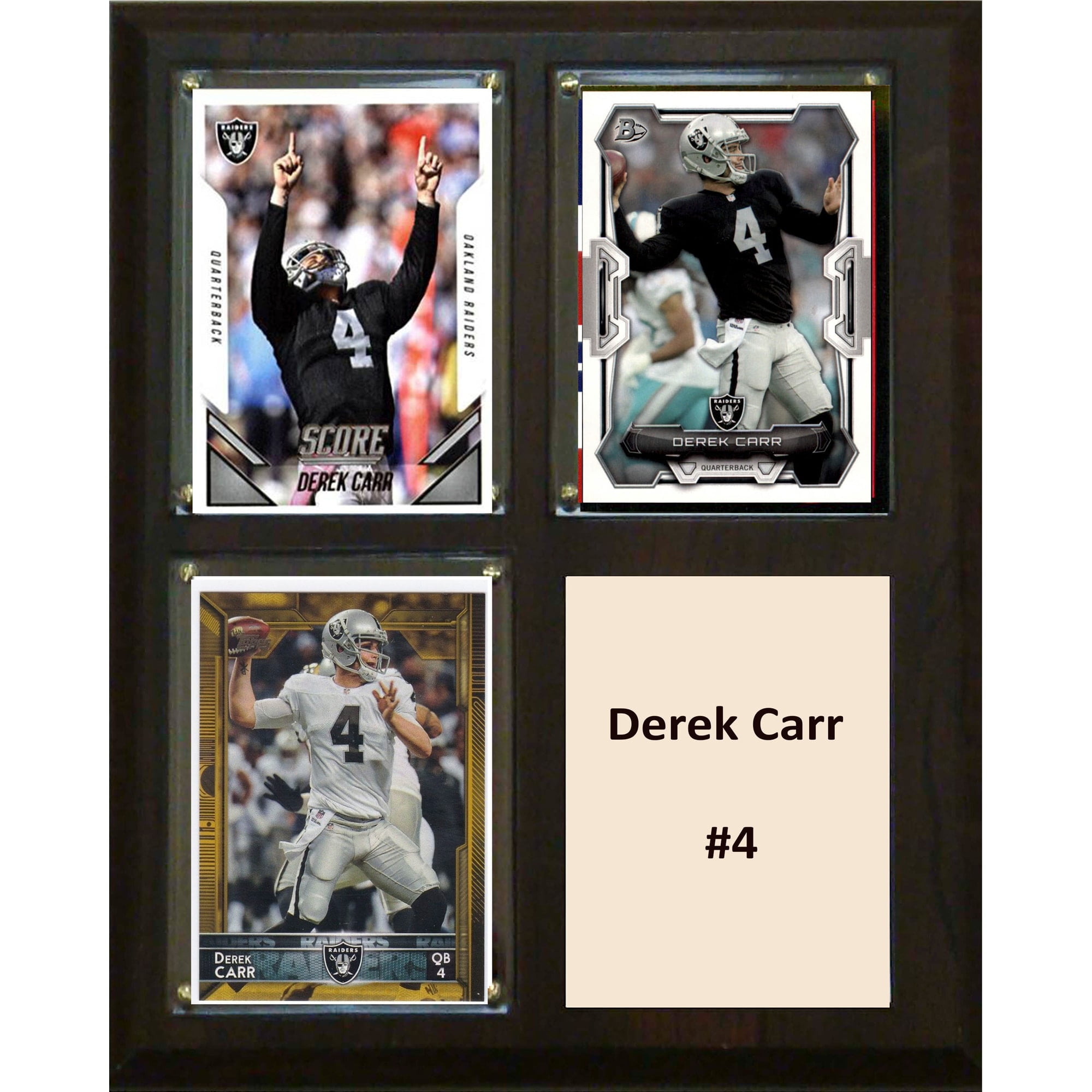 Derek Carr Las Vegas Raiders 8'' x 10'' Plaque - Walmart.com