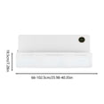 AFACUHX 2PC Universal Flexible Adjustable Air Conditioning Deflector ...