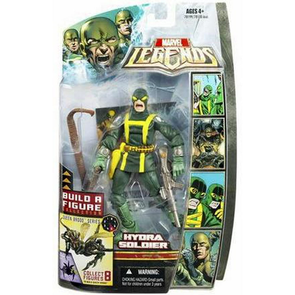 Marvel Legends Brood Queen Build-A-Figure Collection, Hydra Soldier ...