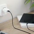 onn. Sync And Charge Cable With Lightning Connector, 3 Feet, Black ...