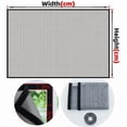 Customizable Size Mosquito Screen Mesh Reusable Black Anti-mosquito ...