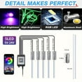 5-in-1 Car Interior Ambient Light Decorative Light Bar RGB 5-in-1 ...