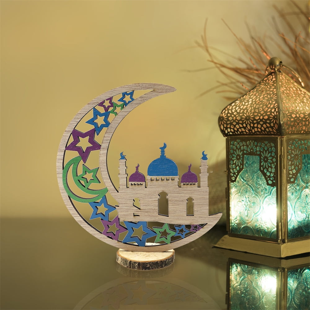 Muslim Ramadan Tabletop Decorations Moon and Stars A - Walmart.com