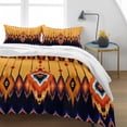 Aztec Ethnic Tribal Texture Art Soft Breathable Bedding Set with Pillow ...